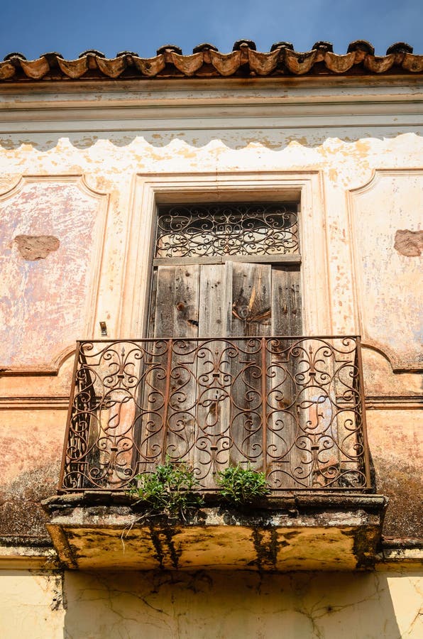 Old balcony stock photo. Image of window, retro, exterior - 88652658