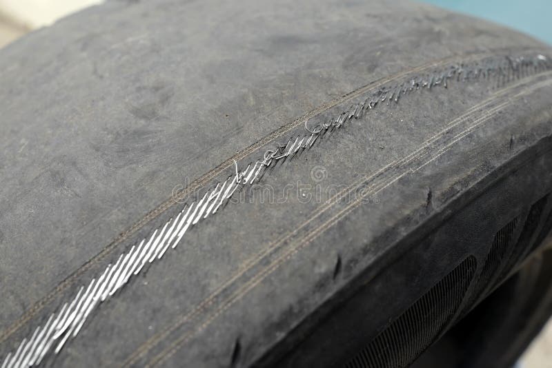 Old bald rubber stock image. Image of wear, installation - 149512377