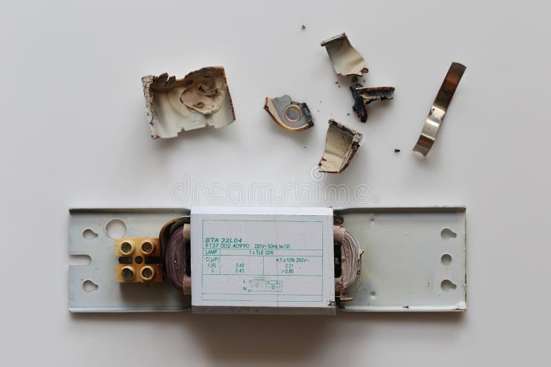 Ballast Isolated on White Background Stock Image - Image of blue, pipe ...