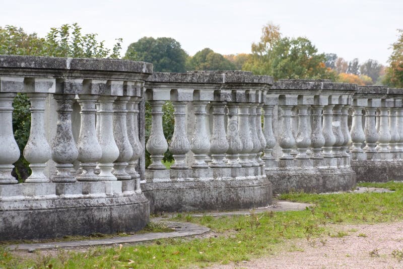 Stone balustrade fence stock image. Image of roman, pillar - 38136179