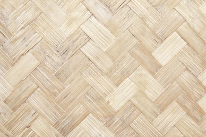 Old Bamboo Weave Texture Background, Pattern of Woven Rattan Mat in ...