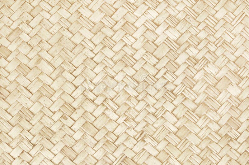 Old Bamboo Weave Texture Background, Pattern of Woven Rattan Mat in ...