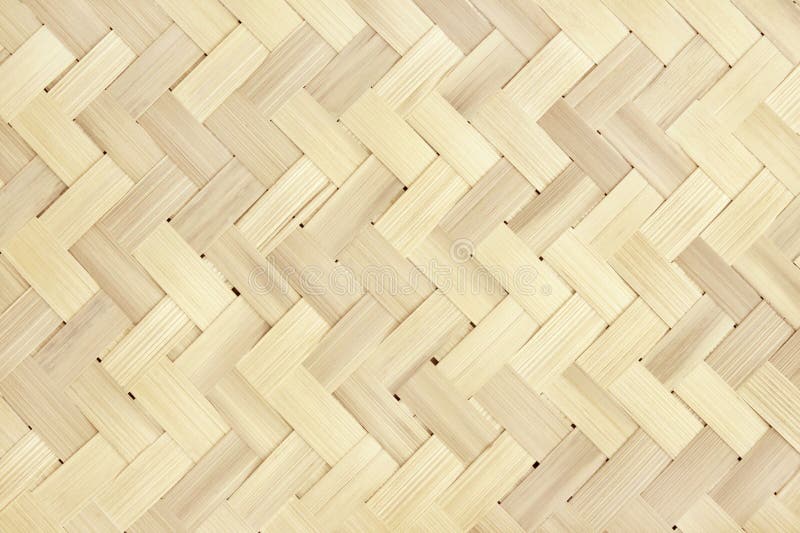 Old Bamboo Weave Texture Background, Pattern of Woven Rattan Mat in ...