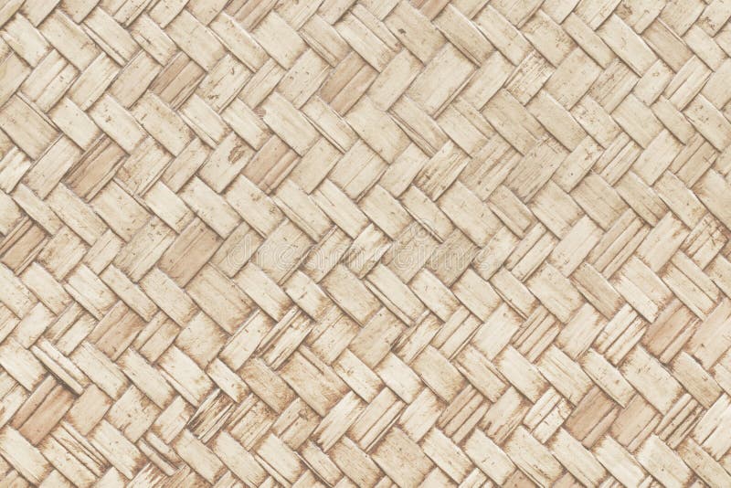 Old Bamboo Weaving Pattern, Woven Rattan Mat Texture for Background and ...