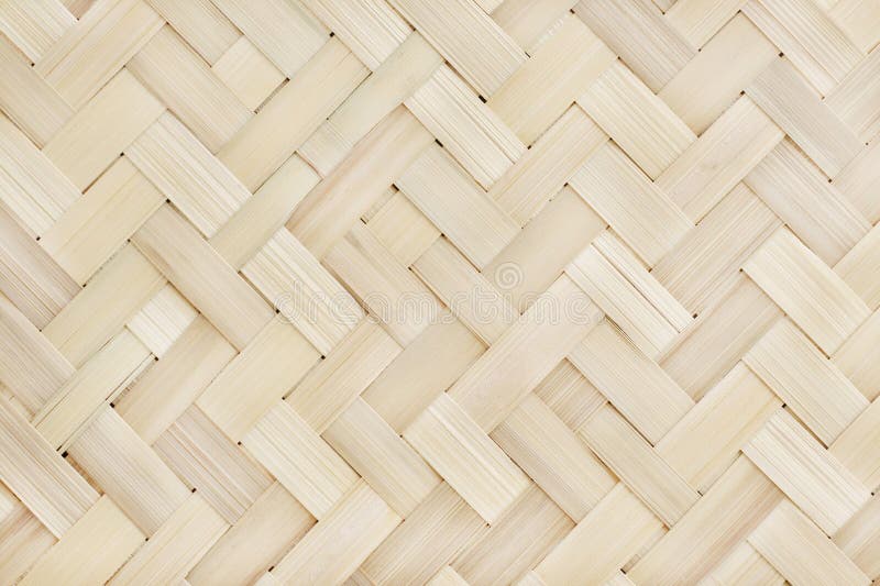 Old Bamboo Weaving Pattern, Woven Rattan Mat Texture for Background and ...