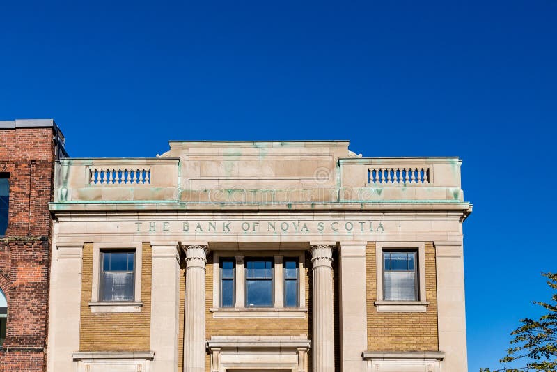 Old Bank Building in Charlloteville Editorial Photography - Image of ...