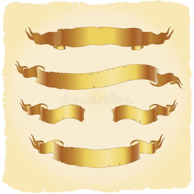 Old banners stock vector. Illustration of edges, paper - 22709034