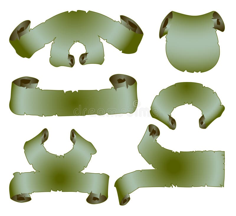 Old Grunge Engraved Banners. Stock Vector - Illustration of celebration ...