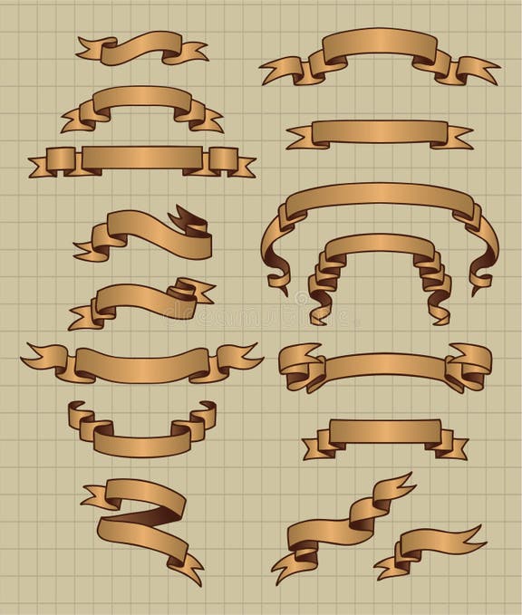 Old Banners (vector) stock vector. Illustration of isolated - 16804511