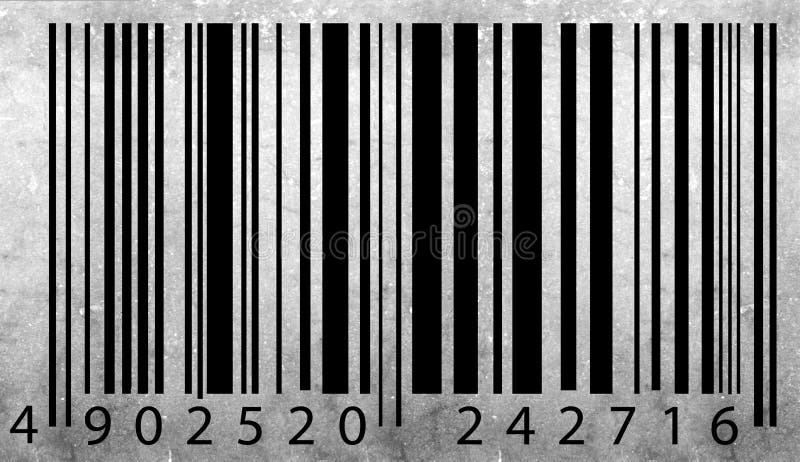 Old bar code label stock illustration. Illustration of consumer - 4130207