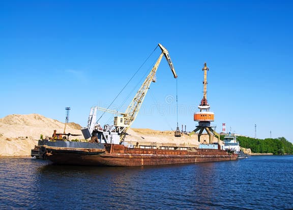 Old barge stock photo. Image of floodgates, container - 3202478