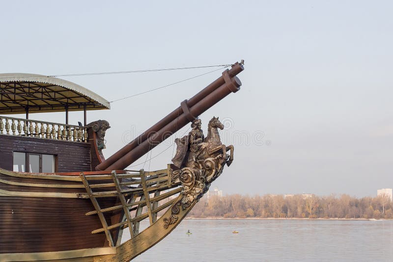 An old barge stock photo. Image of channel, rigging, pulley - 35000040