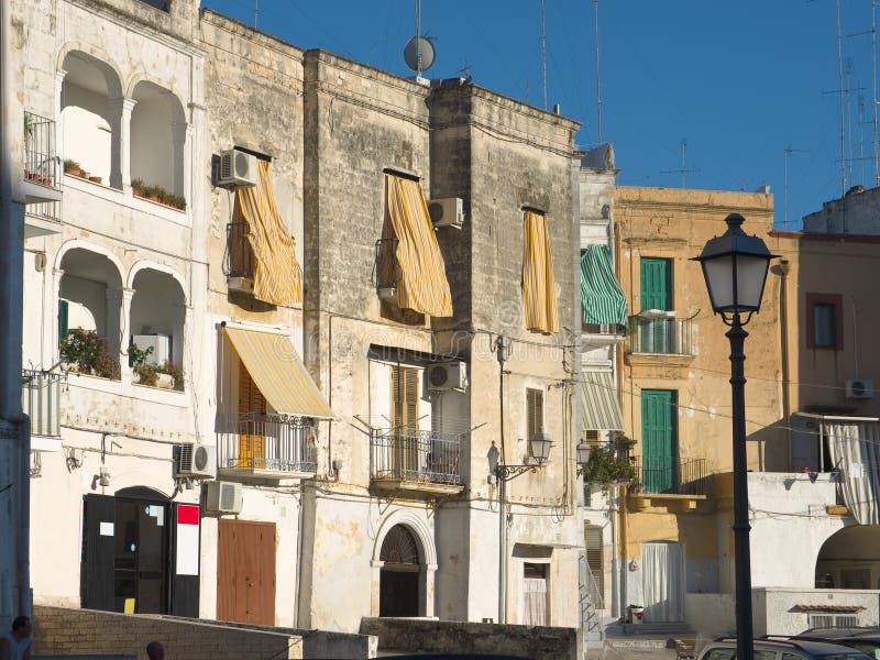 Architecture of the Old Town of Bari, Italy Editorial Stock Photo ...