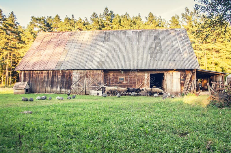 Old rural barn stock image. Image of countryside, exposure - 92240927
