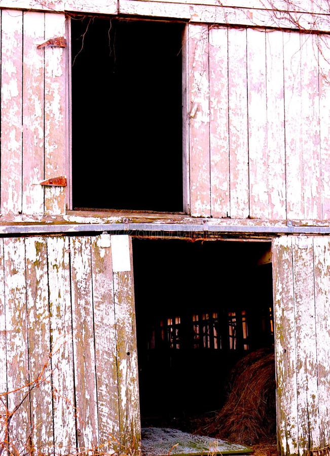 Old Barn with Character Holds Beauty in Its Scrapes and Rust Stock ...