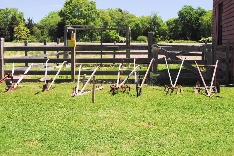 Farm equipment stock photo. Image of victorian, rustic - 41256184