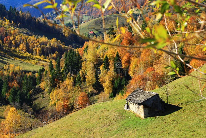 Old Barn in Mountain Village Stock Photo - Image of history, europe ...