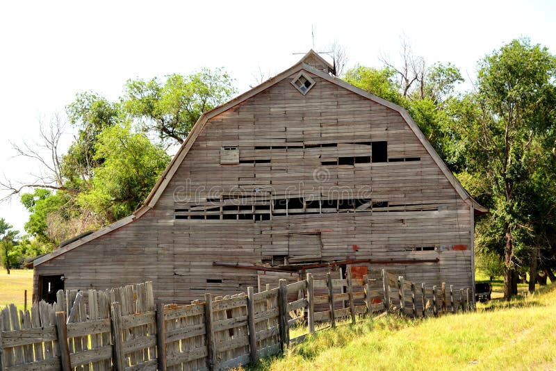 Old Barn on the plains stock image. Image of freedom - 46917861