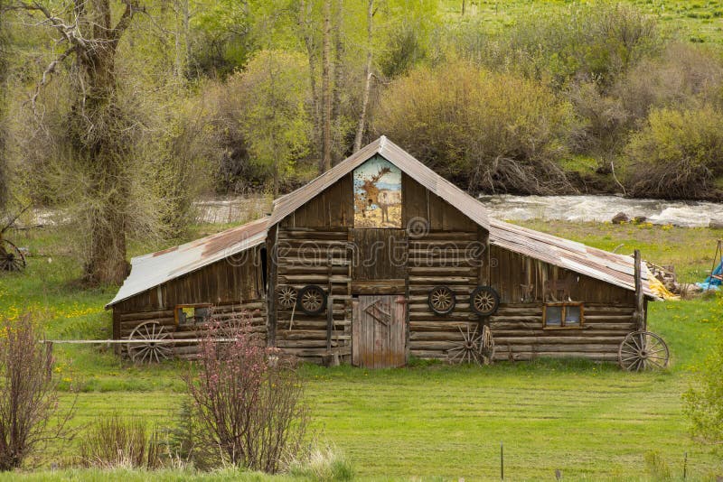 Old Barn in Pyramid Colorado Stock Image - Image of pyramid, rural ...