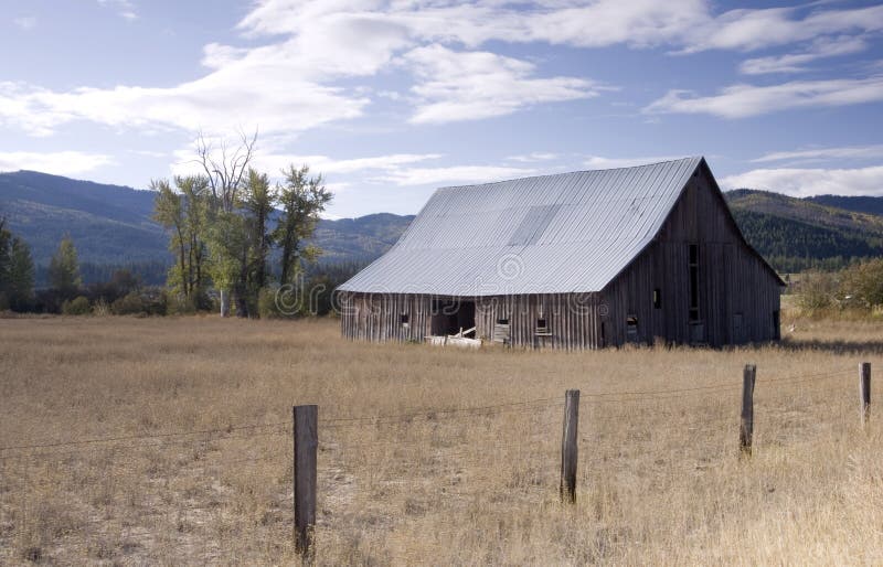 Old barn in a rural area. stock photo. Image of building - 11320790