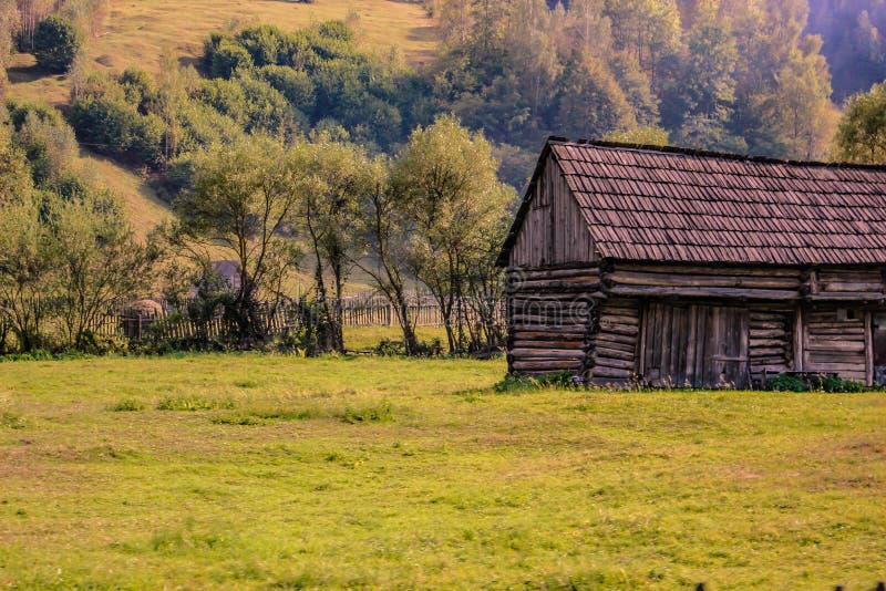 That Old Barn in the Rural Romania Stock Photo - Image of barn, ceahlau ...
