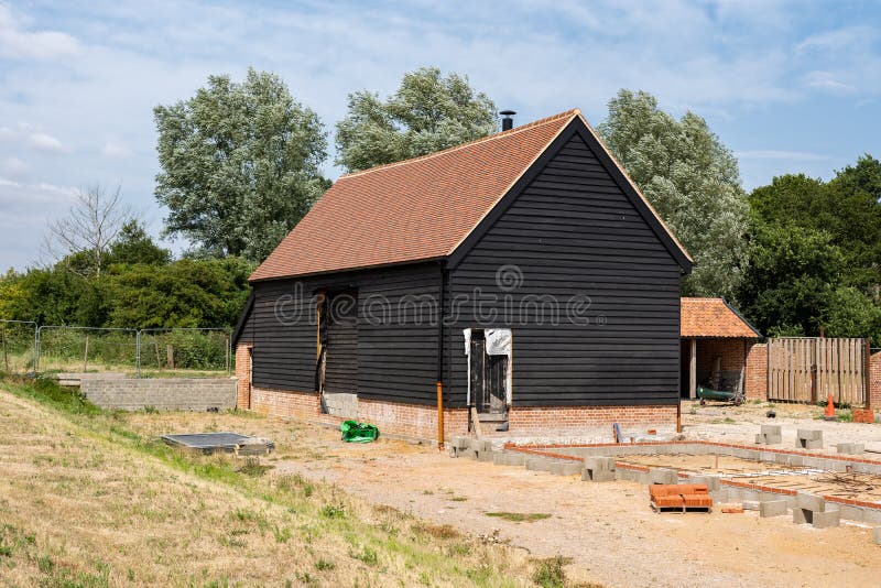 An Old Barn and Stables that are in the Middle of Getting Converted ...