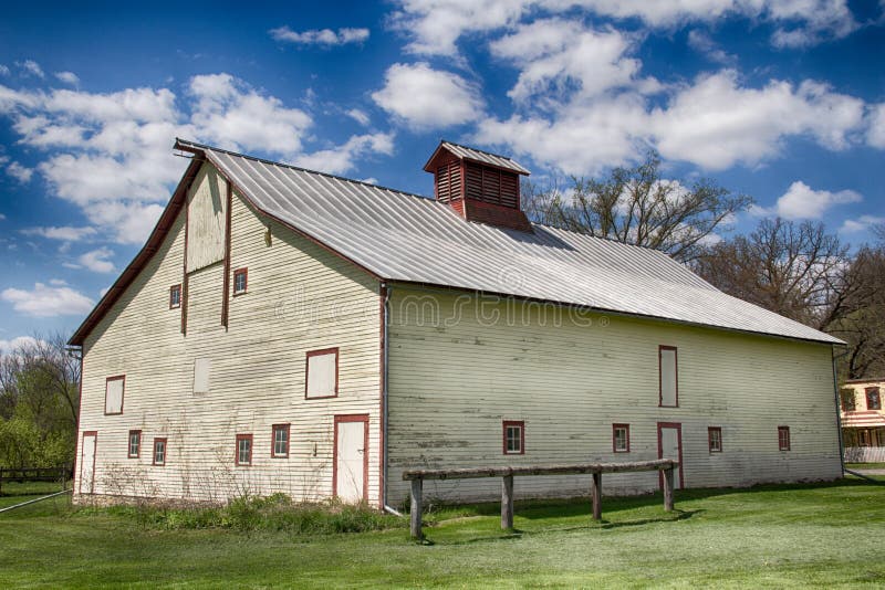 Old Barn with tin roof stock image. Image of peeling - 41518829
