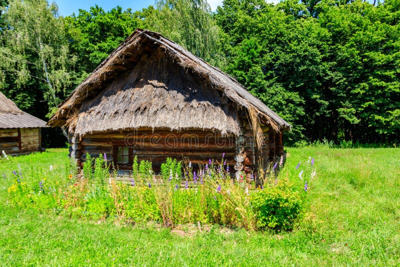 Old Barn in Ukrainian Village Editorial Stock Image - Image of outdoor ...