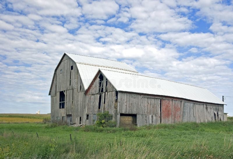 Old Barns New Steel Roof stock image. Image of labor, harvest - 8896879