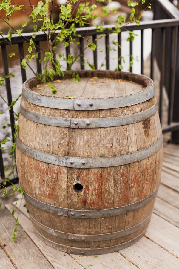Old barrel outdoors stock photo. Image of cask, container - 364651518