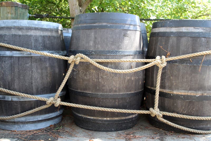 Barrels of gunpowder stock image. Image of gunpowder - 44740747