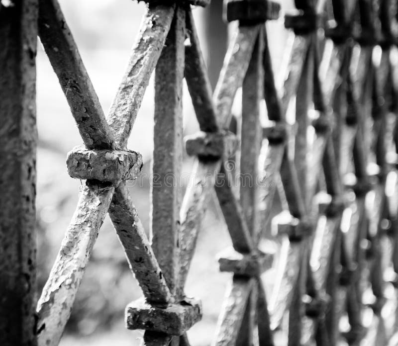 Old barrier stock photo. Image of forging, forged, symbol - 66306646