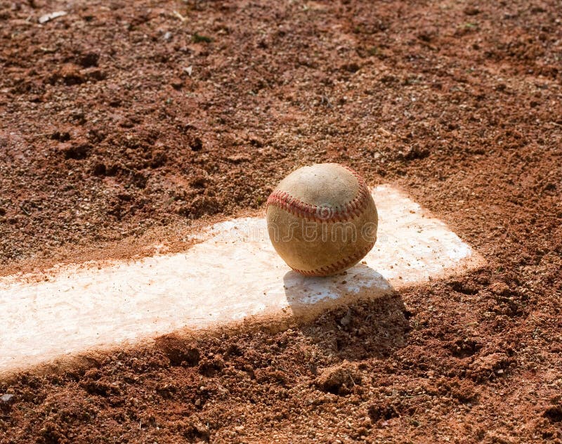 Old baseball stock photo. Image of ball, dirt, rustic - 12931838