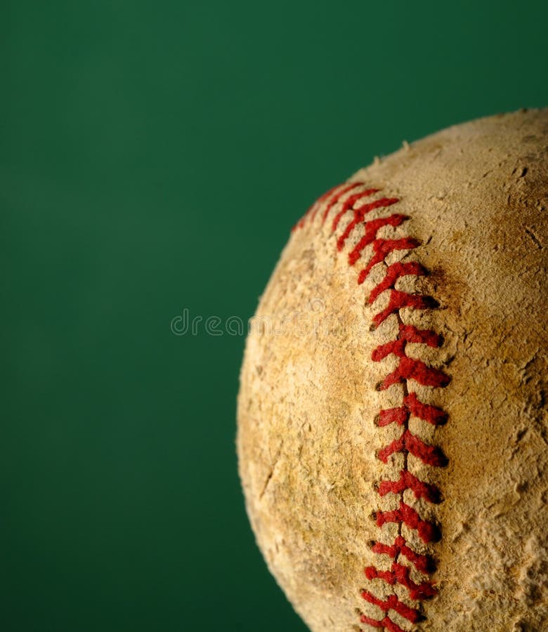 Old Baseball stock photo. Image of sport, macro, brown - 13973430