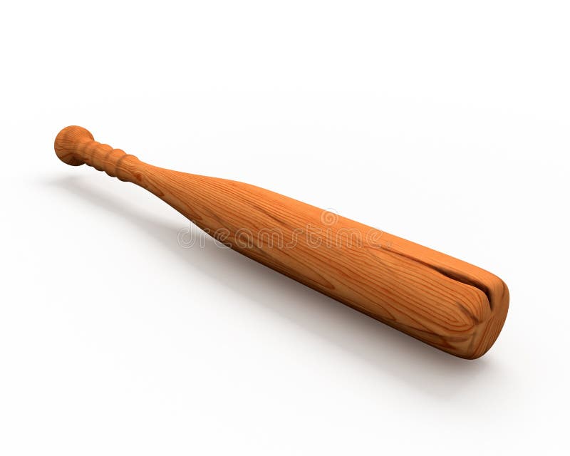 Old baseball bat stock illustration. Illustration of batter - 15269887