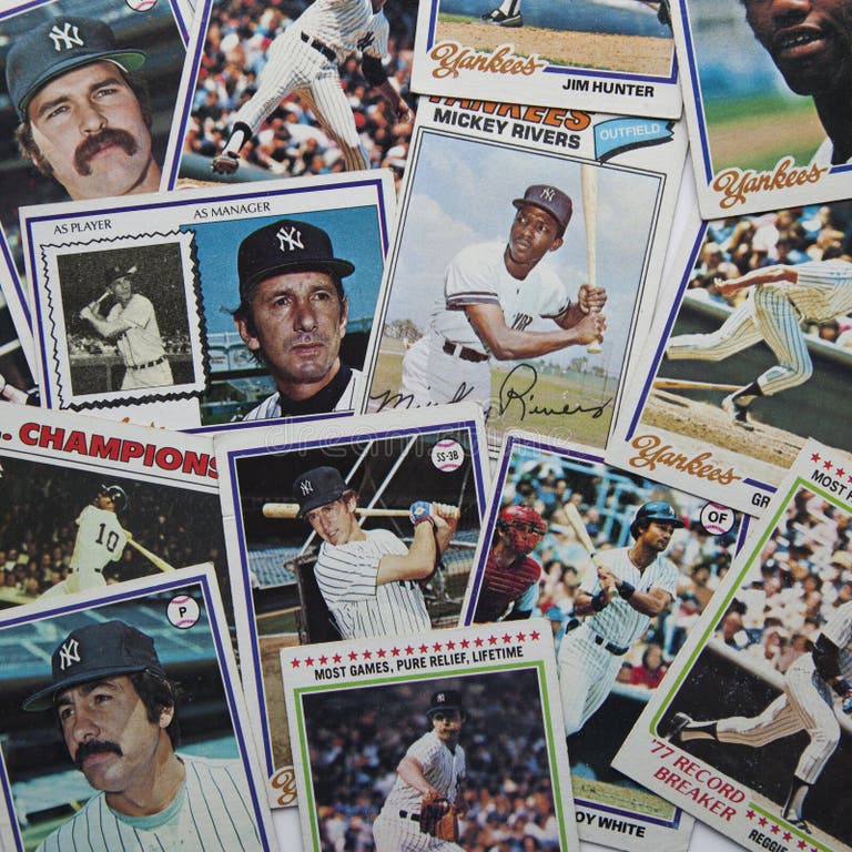 Old Baseball Cards editorial stock image. Image of cards - 38015714