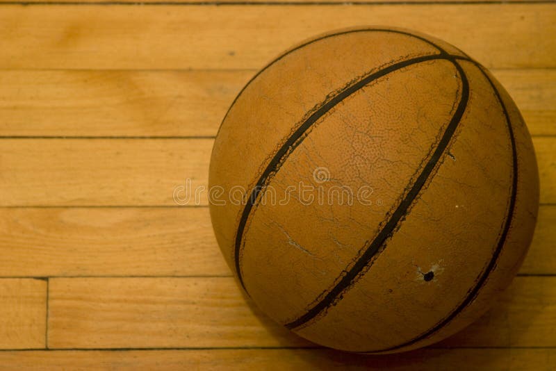 Old Basketball stock image. Image of worn, nicks, sports - 22277747
