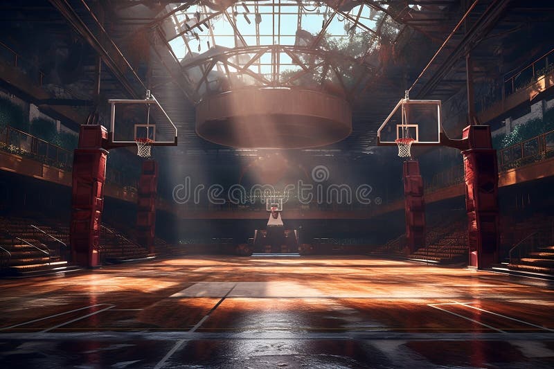 Old Basketball Court Stock Illustrations – 306 Old Basketball Court ...