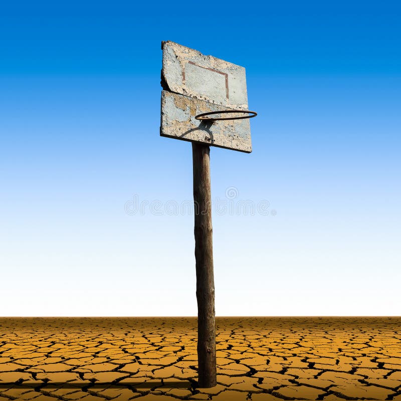 Old basketball hoop stock photo. Image of ball, absence - 265656148