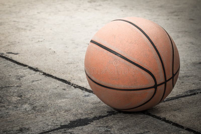 Old basketball stock photo. Image of texture, team, black - 62074372