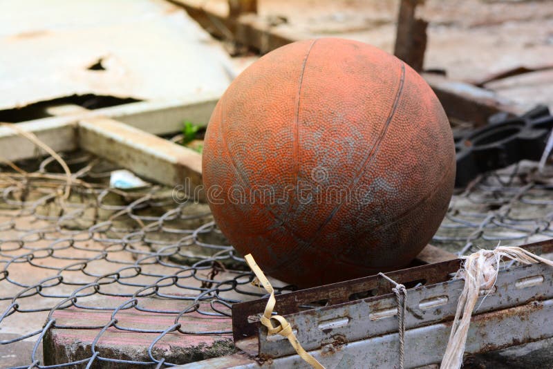 Old basketball stock photo. Image of basketball, healthy - 96574142