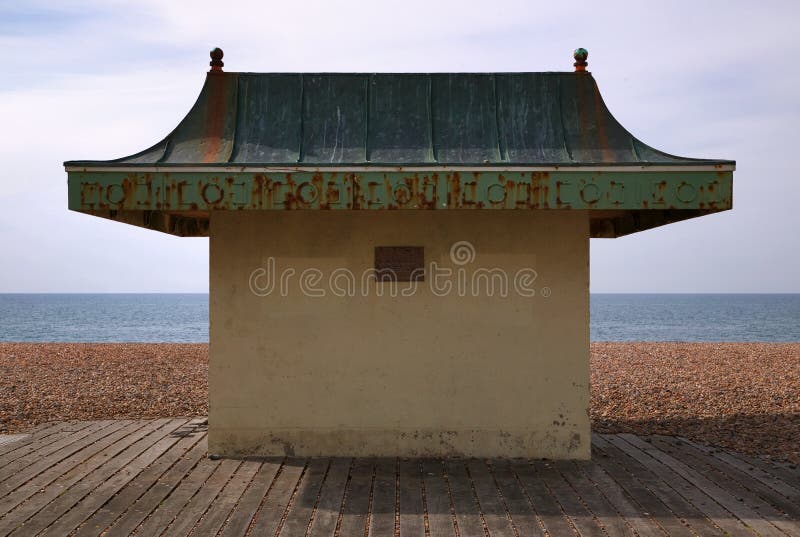 Old beach building stock photo. Image of blank, coast - 2916416