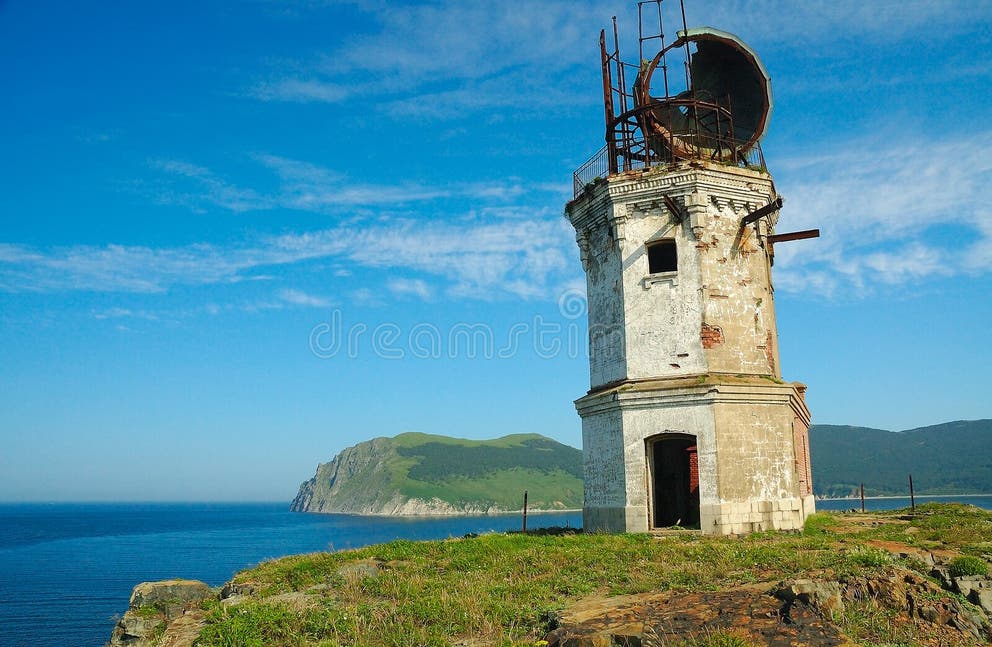 Old beacon stock image. Image of colorful, tower, environment - 7145011