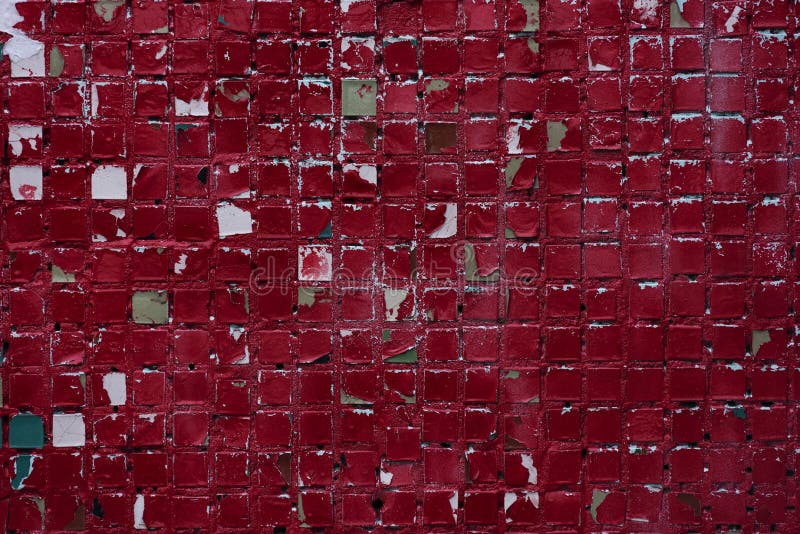 Old Beaten Mosaic Wall Background, Texture of Background.coloroled ...