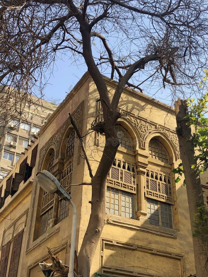 Old Buildings in the Streets of Downtown Cairo in Egypt Stock Photo ...