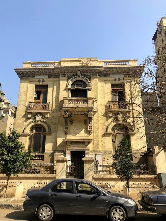 Old Buildings in the Streets of Downtown Cairo in Egypt Editorial Photo ...