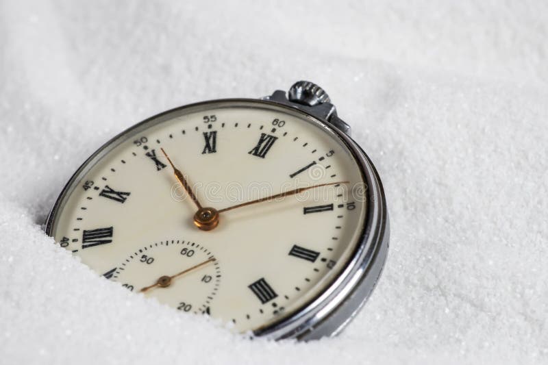 Old Beautiful Pocket Watch Lying in the Beach Sand Stock Image - Image ...