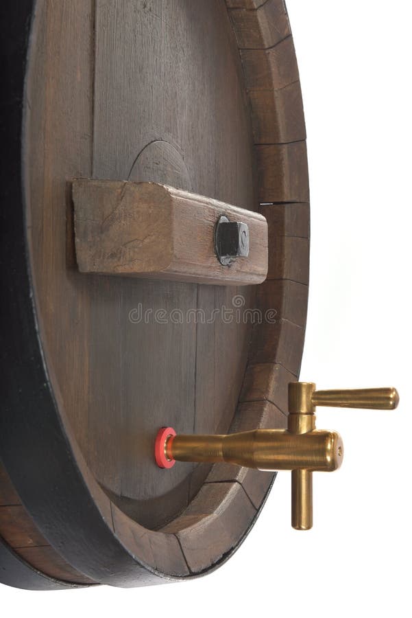 Old Beer Barrel with Spigot Stock Photo - Image of effect, brewed: 62444066