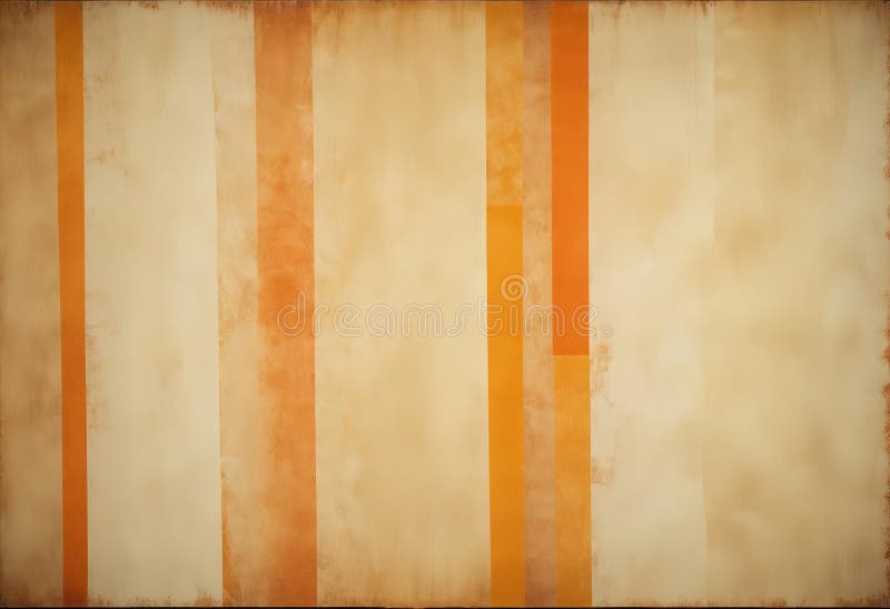 Old Beige Background with Bright Orange Border Stock Illustration ...