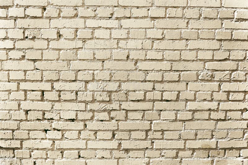 Old Beige Brick Wall Background Stock Photo - Image of construction ...